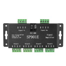 SP901E SPI Signal LED Amplifier Booster for WS2812B WS2811 WS2813 Pixel ...